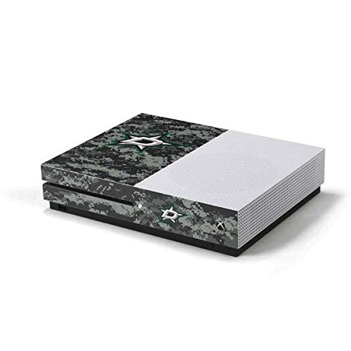 Skinit Decal Gaming Skin for Xbox One S Console - Officially Licensed NHL Dallas Stars Camo Design