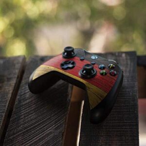 Skinit Decal Gaming Skin Compatible with Xbox One S Controller - Originally Designed German Flag Dark Wood Design