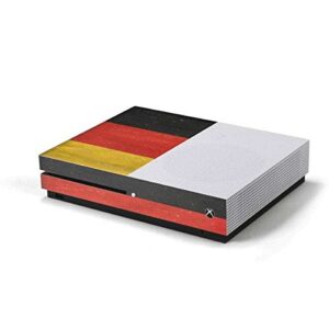 skinit decal gaming skin for xbox one s console - originally designed german flag distressed design