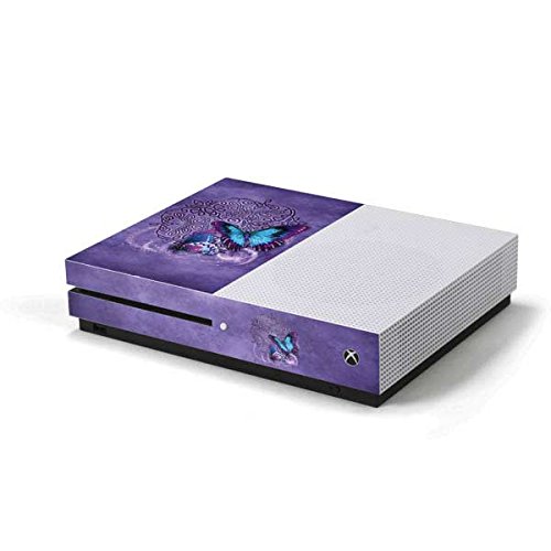 Skinit Decal Gaming Skin Compatible with Xbox One S Console - Officially Licensed Tate and Co. Butterfly Celtic Knot Design