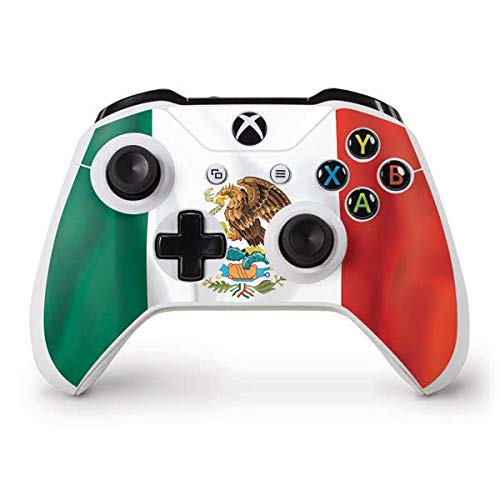 Skinit Decal Gaming Skin Compatible with Xbox One S Controller - Originally Designed Mexico Flag Design