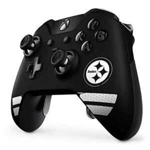 Skinit Decal Gaming Skin Compatible with Xbox One Elite Controller - Officially Licensed NFL Pittsburgh Steelers Shutout Design