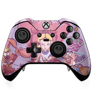 skinit decal gaming skin compatible with xbox one elite controller - officially licensed disney alice in wonderland (animated) mad tea party design