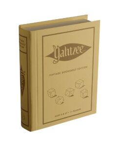 ws game company yahtzee vintage bookshelf edition