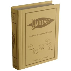 WS Game Company Yahtzee Vintage Bookshelf Edition