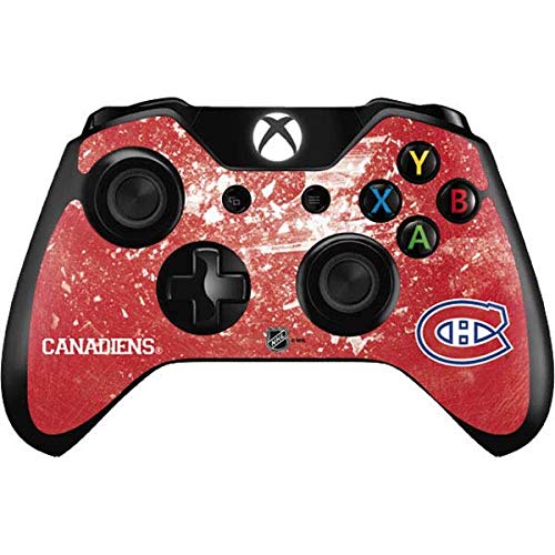 Skinit Decal Gaming Skin Compatible with Xbox One Controller - Officially Licensed NHL Montreal Canadiens Frozen Design