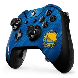 Skinit Decal Gaming Skin Compatible with Xbox One Elite Controller - Officially Licensed NBA Golden State Warriors Jersey Design