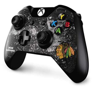 Skinit Decal Gaming Skin Compatible with Xbox One Controller - Officially Licensed NHL Chicago Blackhawks Frozen Design