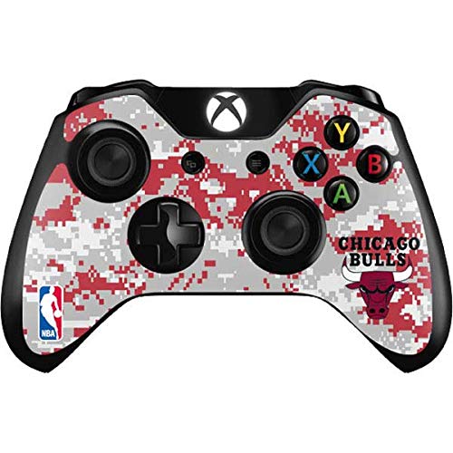 Skinit Decal Gaming Skin Compatible with Xbox One Controller - Officially Licensed NBA Chicago Bulls Digi Camo Design