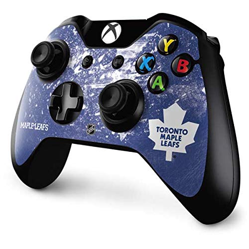 Skinit Decal Gaming Skin compatible with Xbox One Controller - Officially Licensed NHL Toronto Maple Leafs Frozen Design