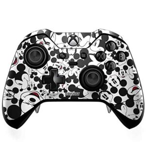 skinit decal gaming skin compatible with xbox one elite controller - officially licensed disney mickey mouse face pattern design