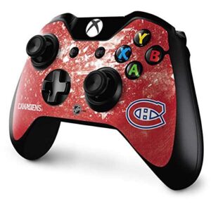 Skinit Decal Gaming Skin Compatible with Xbox One Controller - Officially Licensed NHL Montreal Canadiens Frozen Design