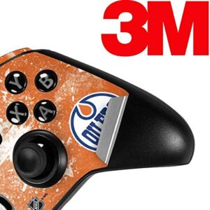 Skinit Decal Gaming Skin Compatible with Xbox One Elite Controller - Officially Licensed NHL Edmonton Oilers Frozen Design