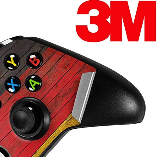 Skinit Decal Gaming Skin Compatible with Xbox One S Controller - Originally Designed German Flag Dark Wood Design