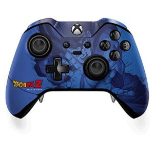 skinit decal gaming skin compatible with xbox one elite controller - officially licensed dragon ball z goku charging up design