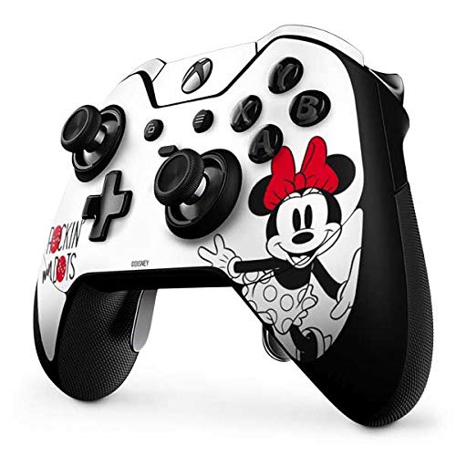 Skinit Decal Gaming Skin Compatible with Xbox One Elite Controller - Officially Licensed Disney Minnie Mouse Rockin My Dots Design