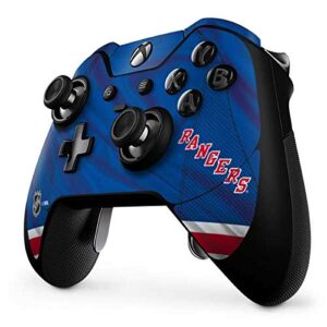 Skinit Decal Gaming Skin Compatible with Xbox One Elite Controller - Officially Licensed NHL New York Rangers Home Jersey Design