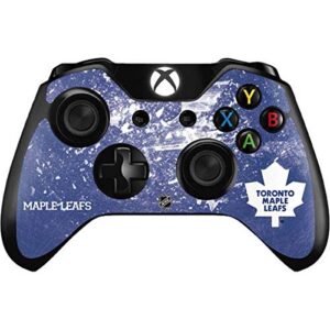 skinit decal gaming skin compatible with xbox one controller - officially licensed nhl toronto maple leafs frozen design