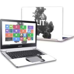 mightyskins skin compatible with samsung notebook 7 spin 13.3" (2016) – lit | protective, durable, and unique vinyl decal wrap cover | easy to apply, remove, and change styles | made in the usa