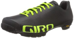 giro empire vr90 hv mens mountain cycling shoe − 39.5, black/lime (2019)