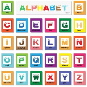 TEYTOY Baby Toy Zoo Series 26pcs Soft Alphabet Cards with Cloth Bag for Over 0 Years