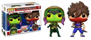 funko pop! tv: marvel vs capcom - gamora vs strider collectible figure