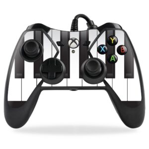 mightyskins skin compatible with powera xbox one elite controller – piano keys | protective, durable, and unique vinyl decal wrap cover | easy to apply, remove, and change styles | made in the usa