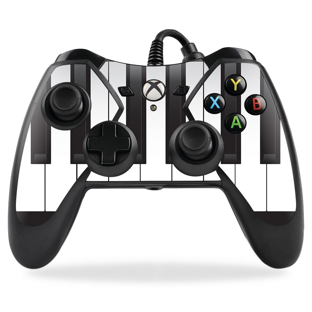 MightySkins Skin Compatible with PowerA Xbox One Elite Controller – Piano Keys | Protective, Durable, and Unique Vinyl Decal wrap Cover | Easy to Apply, Remove, and Change Styles | Made in The USA