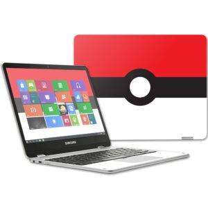 mightyskins skin compatible with samsung chromebook plus 12.3"(2017 - battle ball | protective, durable, and unique vinyl decal wrap cover | easy to apply, remove, and change styles | made in the usa