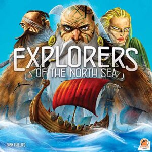 Renegade Game Studios Explorers of The North Sea Board Game, Ages 12+, 1-4 players, Viking strategy board game, Part of the North Sea Trilogy