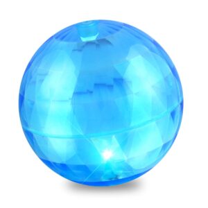 4" big blue bounce ball with flashing leds