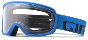 giro tempo unisex adult mountain bike protective goggles - blue, clear lens (2023)