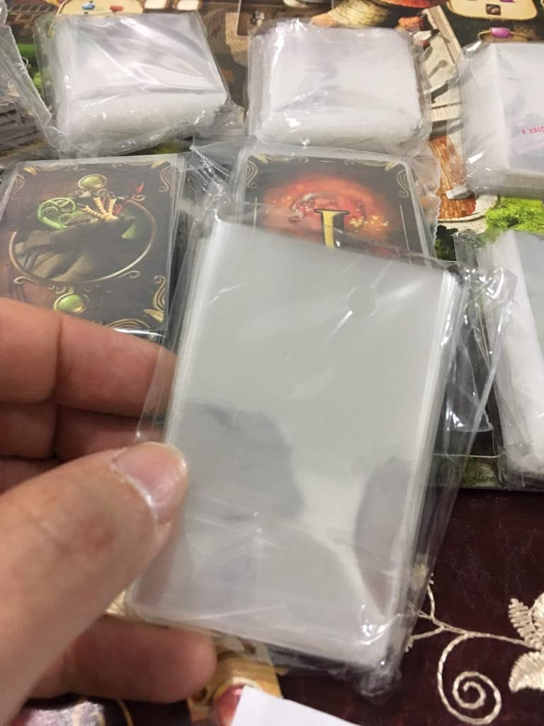 Dephia 1000 Card Sleeves for Gloomhaven Board Games 44mm x 68mm Great Fit for for Mini European Cards (Skin)