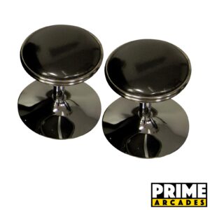 Prime Arcades Cocktail Arcade Machine 412 Games in 1 Commerical Grade with Set of 2 Chrome Stools 5 Year Warranty