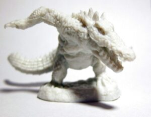 reaper miniatures 77447 werecrococdile, bones miniature