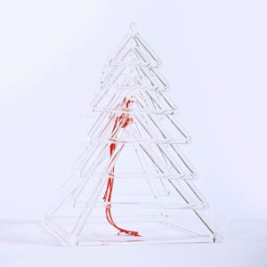 set of 7 perfect healing music instrument quartz crystal singing pyramid 4"-10" with free suede stick & rubber mallet