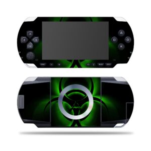 mightyskins skin compatible with sony psp – bio glare | protective, durable, and unique vinyl decal wrap cover | easy to apply, remove, and change styles | made in the usa