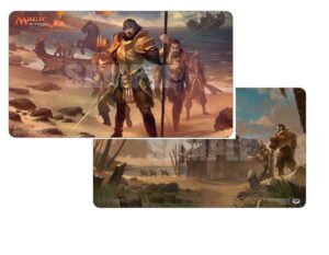 mtg ultra pro supplies magic the gathering - ixalan - legion's landing/adanto, the first fort double-sided playmat