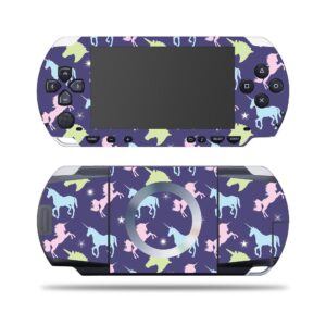 mightyskins skin compatible with sony psp – unicorn dream | protective, durable, and unique vinyl decal wrap cover | easy to apply, remove, and change styles | made in the usa