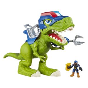 playskool heroes chomp squad troopersaurus and bobby badge