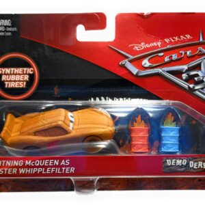 Pixar Cars Demo Derby Lightning McQueen as Chester whipplefilter 3 pc Set