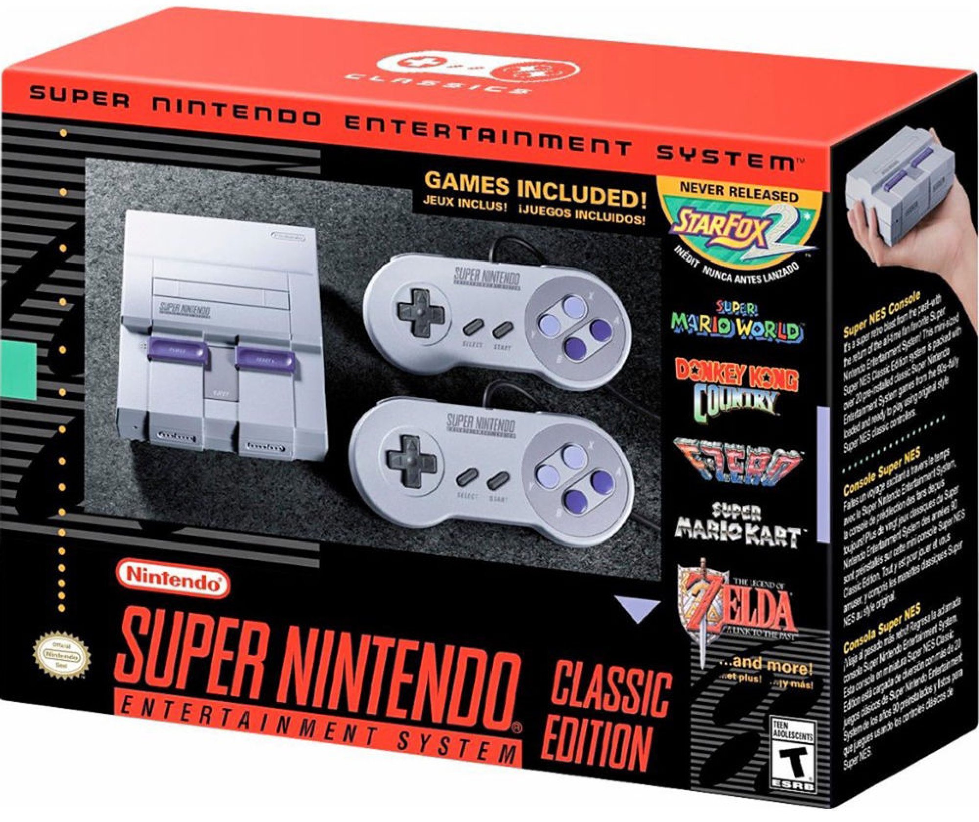 Nintendo SNES and NES Classic Mini Console Bundle