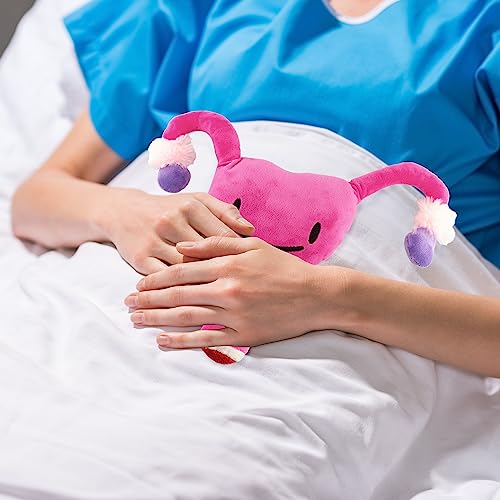 Attatoy Plush Uterus - Ivy The Uterus - Stuffed Toy, 12-Inch After Surgery Pal, Hysterectomy, Endometriosis, Fallopian Tubes, Ovaries