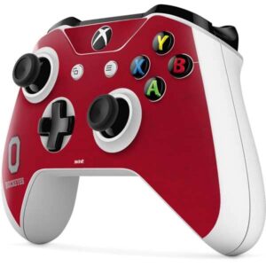 Skinit Decal Gaming Skin Compatible with Xbox One S Controller - Officially Licensed Ohio State University OSU Ohio State O Design