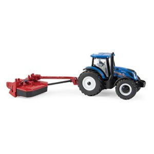 ertl 1/64 new holland t6.175 mfd with h7230 mower conditioner