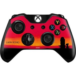 skinit decal gaming skin compatible with xbox one controller - officially licensed disney the lion king movie poster art design