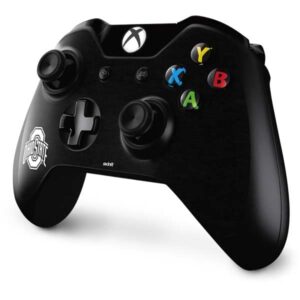 Skinit Decal Gaming Skin Compatible with Xbox One Controller - Officially Licensed Ohio State University OSU Ohio State Black Design