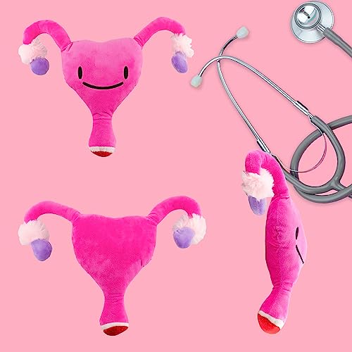 Attatoy Plush Uterus - Ivy The Uterus - Stuffed Toy, 12-Inch After Surgery Pal, Hysterectomy, Endometriosis, Fallopian Tubes, Ovaries