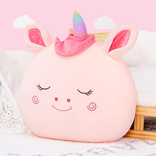 Lazada Stuffed Unicorn Plush Kids Pillow Toys Gift for Toddler for Girls Pink 15 Inches