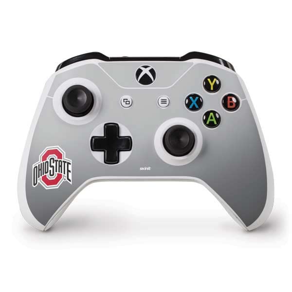 Skinit Decal Gaming Skin Compatible with Xbox One S Controller - Officially Licensed Ohio State University Ohio State University Buckeyes Design